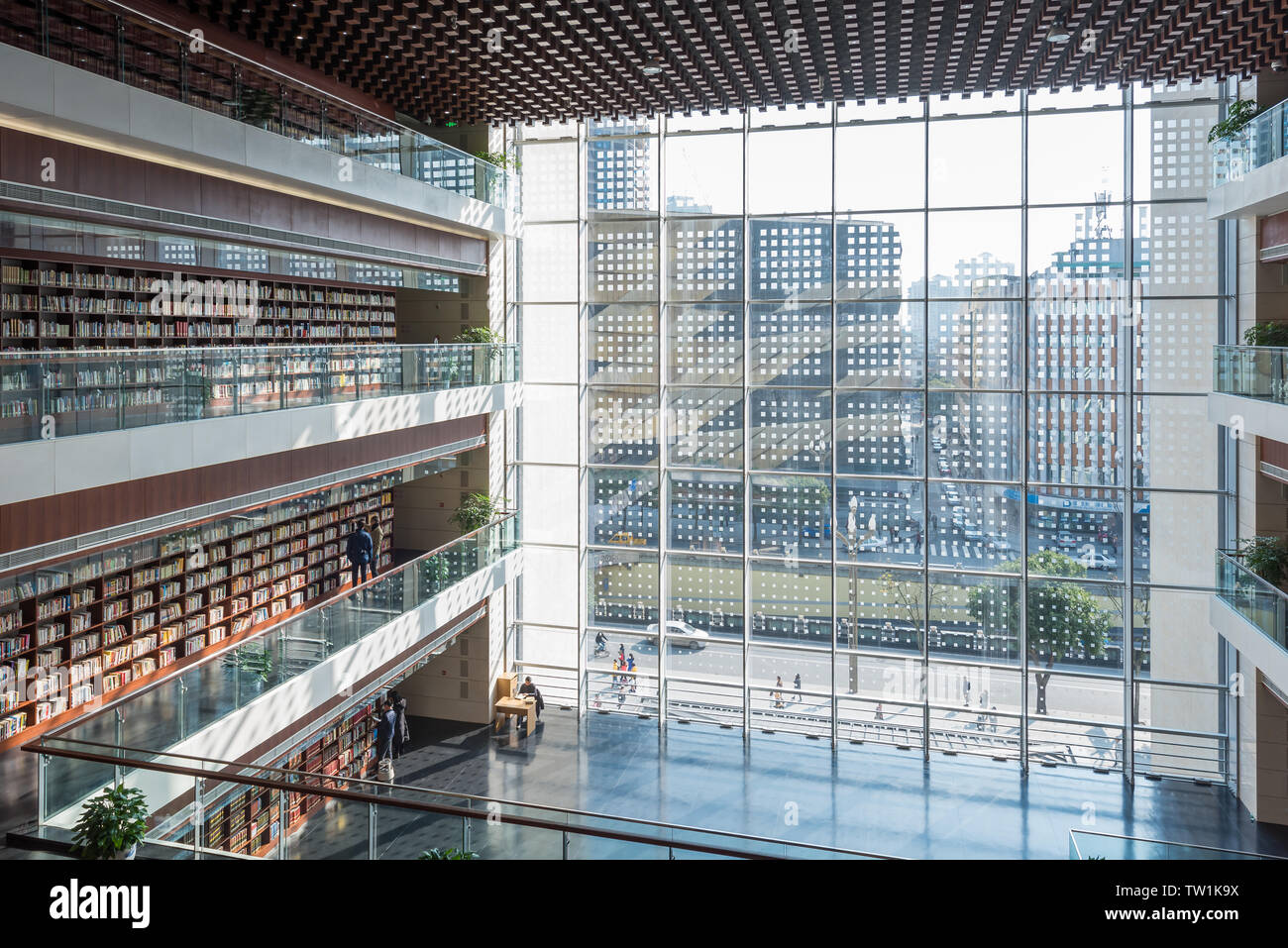 Chengdu Sichuan Provincial Library Stock Photo - Alamy