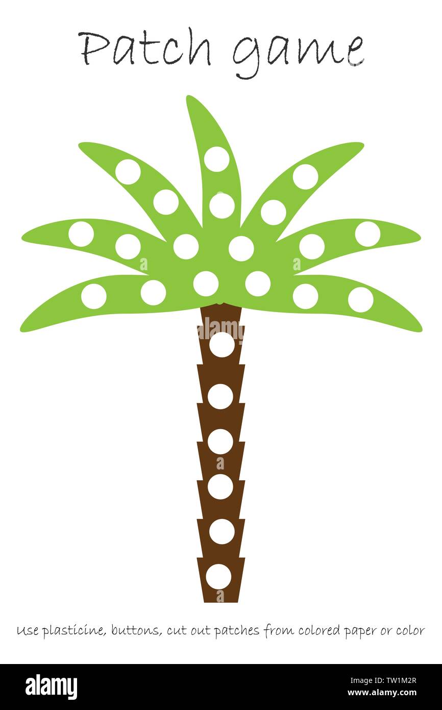 Palm tree study Cut Out Stock Images & Pictures - Alamy