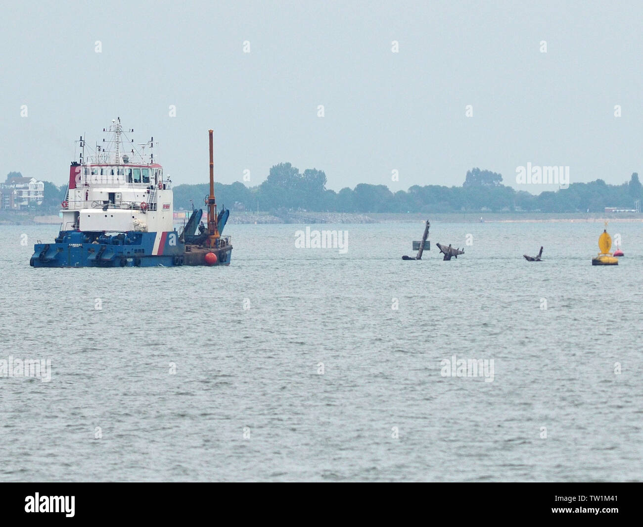 Buoy maintenance vessel hi-res stock photography and images - Alamy