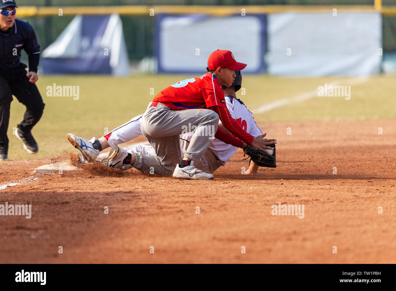 Sports and Junior Baseball Game Stock Photo - Alamy