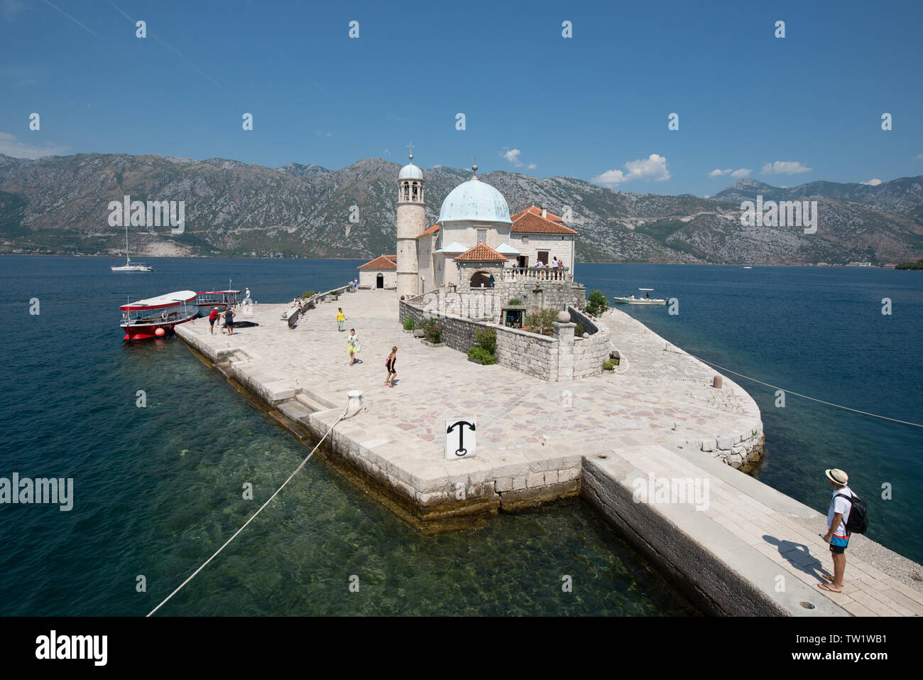Our Lady Of The Rocks Island High Resolution Stock Photography and ...