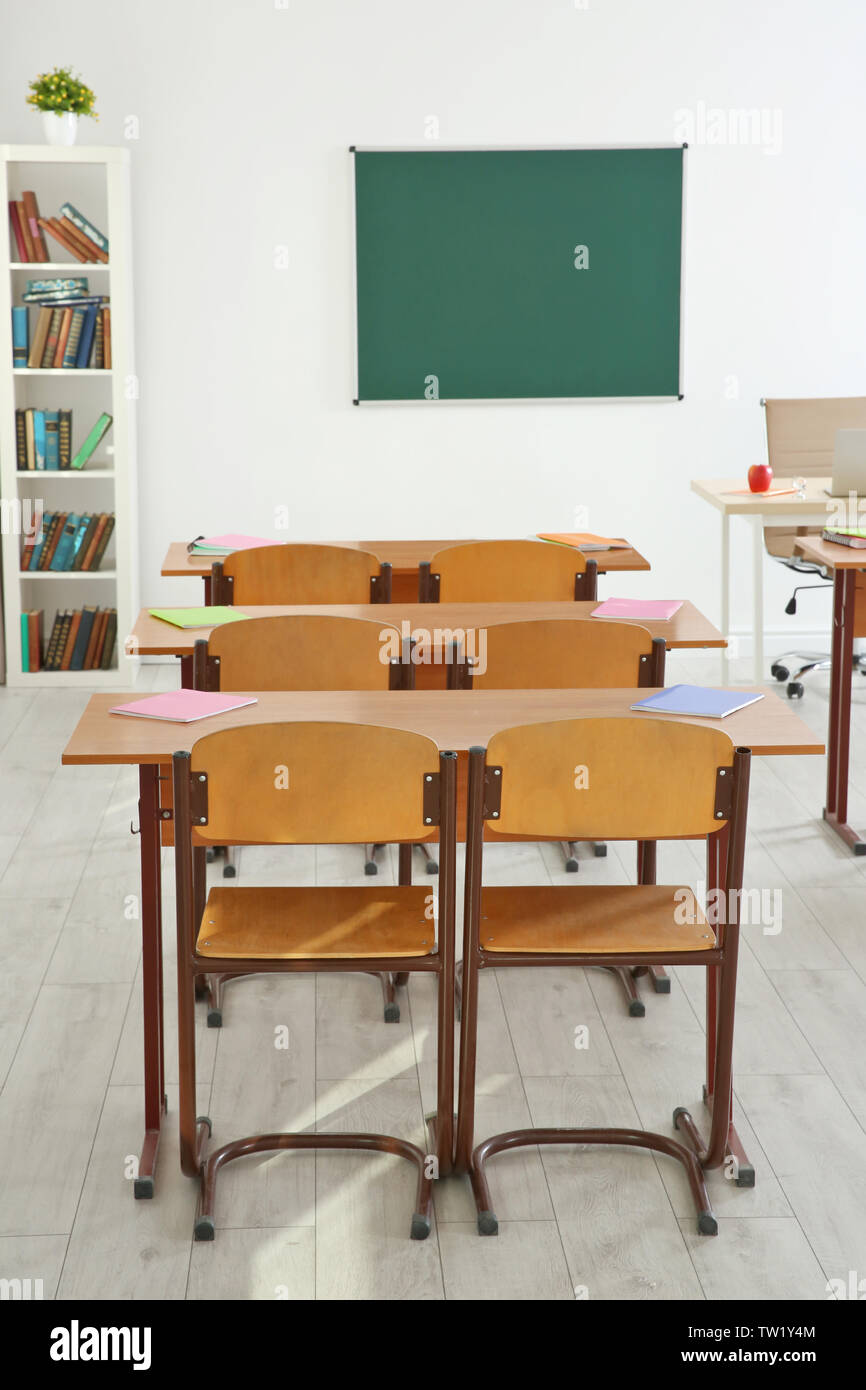 School classroom interior Stock Photo - Alamy