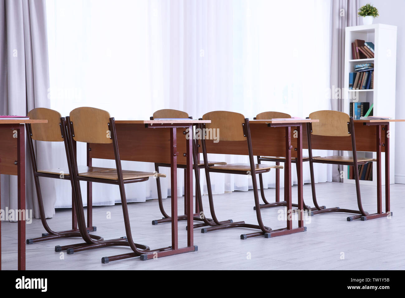 School classroom interior Stock Photo - Alamy
