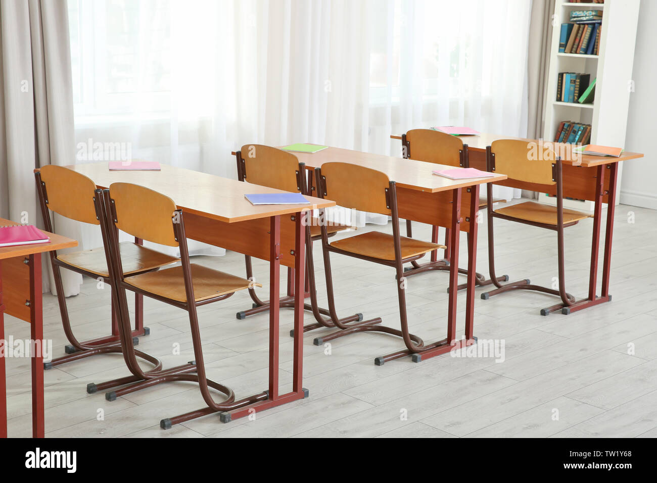 School classroom interior Stock Photo - Alamy