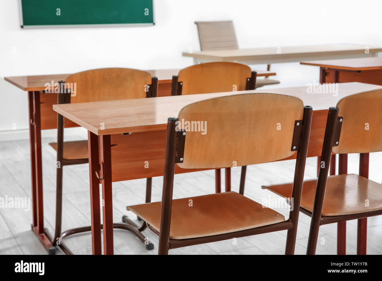 School classroom interior Stock Photo - Alamy