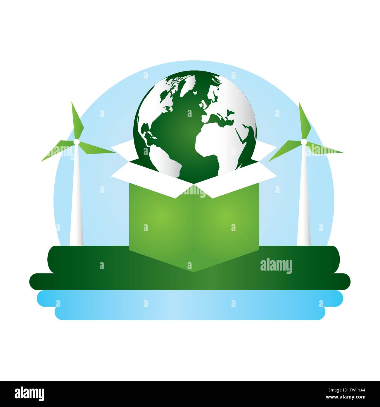 eco friendly planet design image Stock Vector Image & Art - Alamy