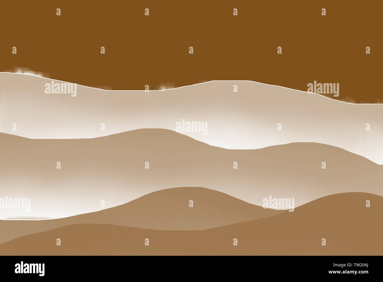 Abstract ink landscape painting Stock Photo - Alamy