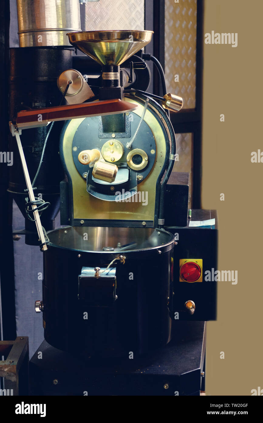 Modern coffee roaster hi-res stock photography and images - Alamy