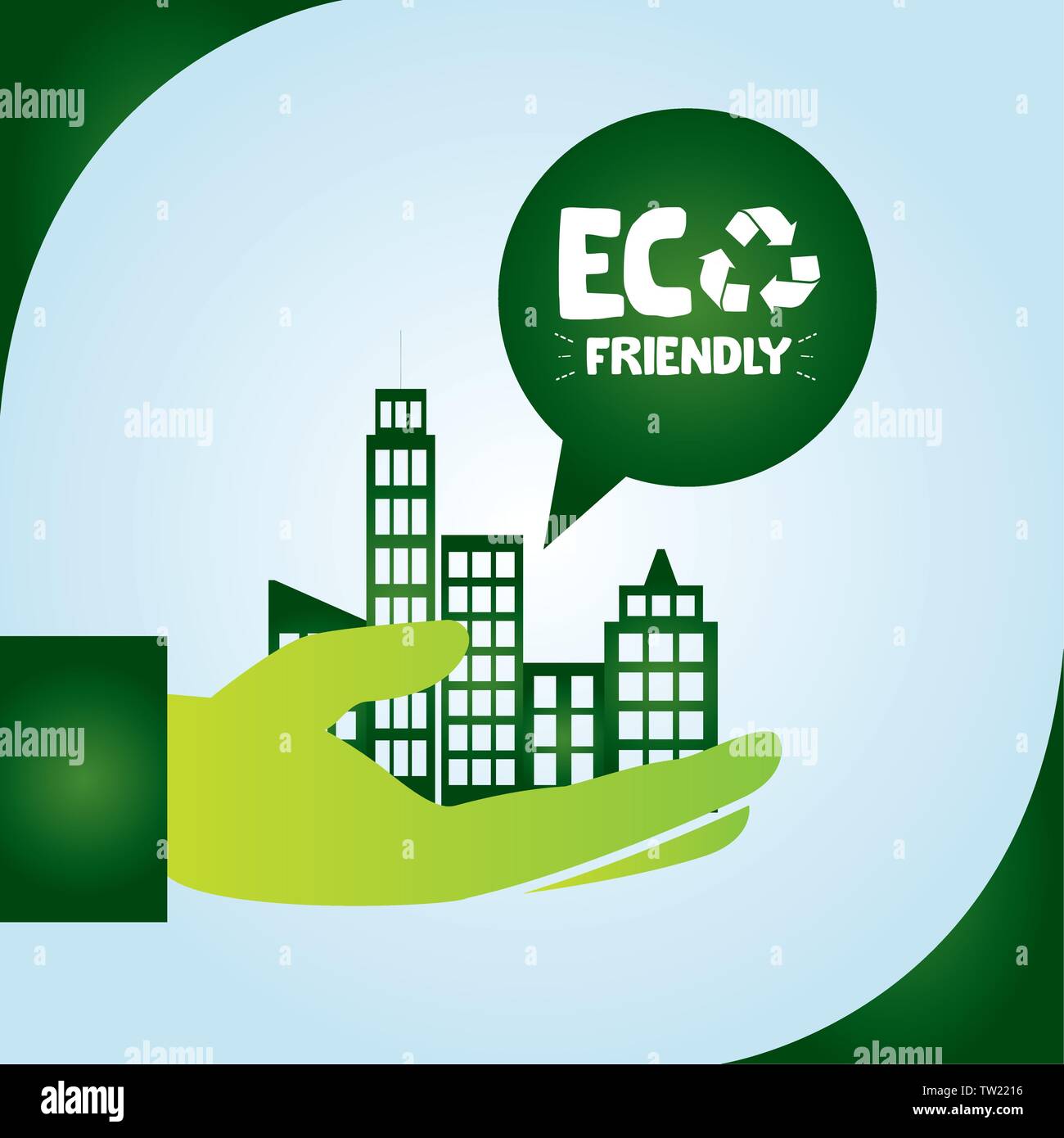 eco friendly environment design image Stock Vector Image & Art - Alamy