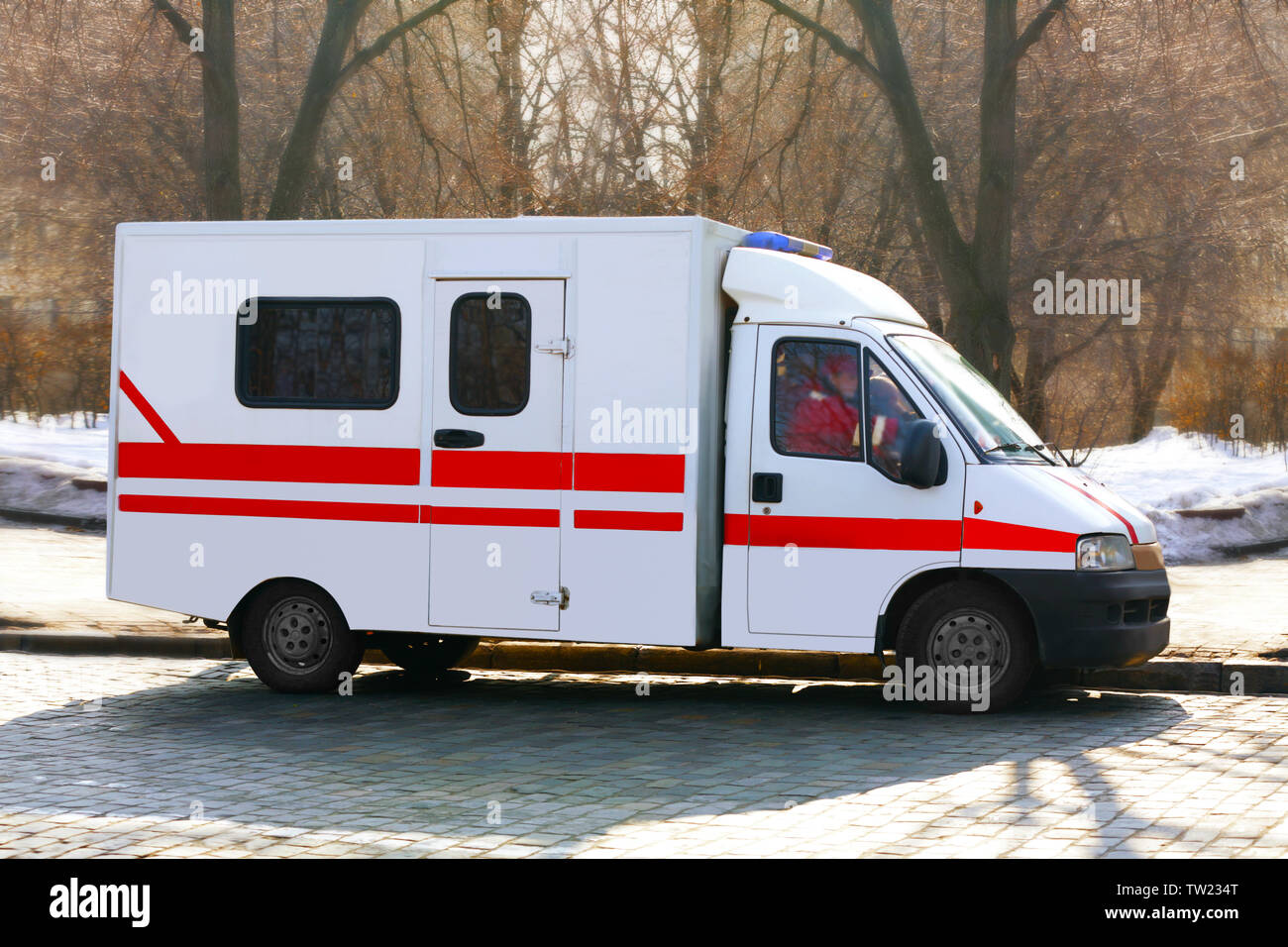 Modern ambulance hi-res stock photography and images - Alamy