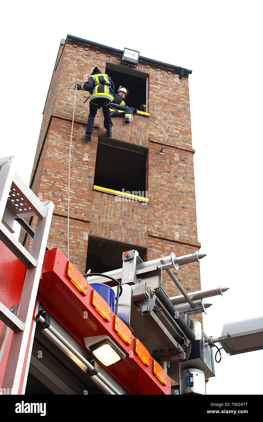 High rise building smoke fuel hi-res stock photography and images - Alamy