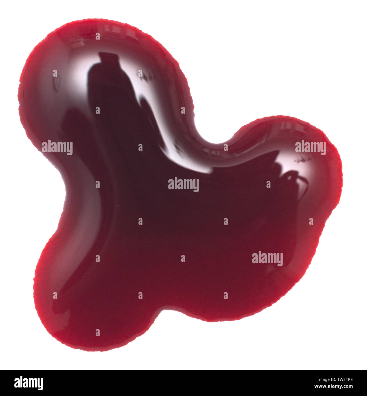Blood isolated on white background Stock Photo - Alamy