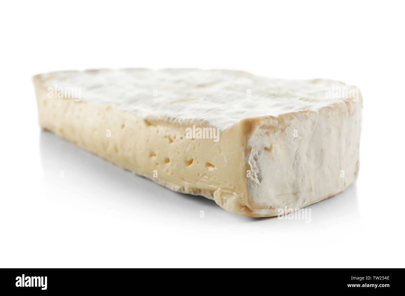 Tasty cheese on white background, closeup Stock Photo - Alamy