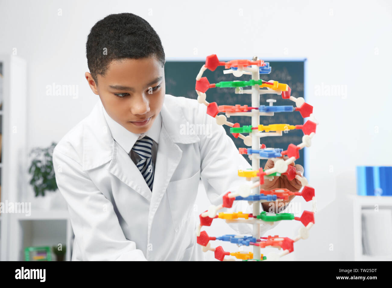 Boy dna model education hi-res stock photography and images - Alamy