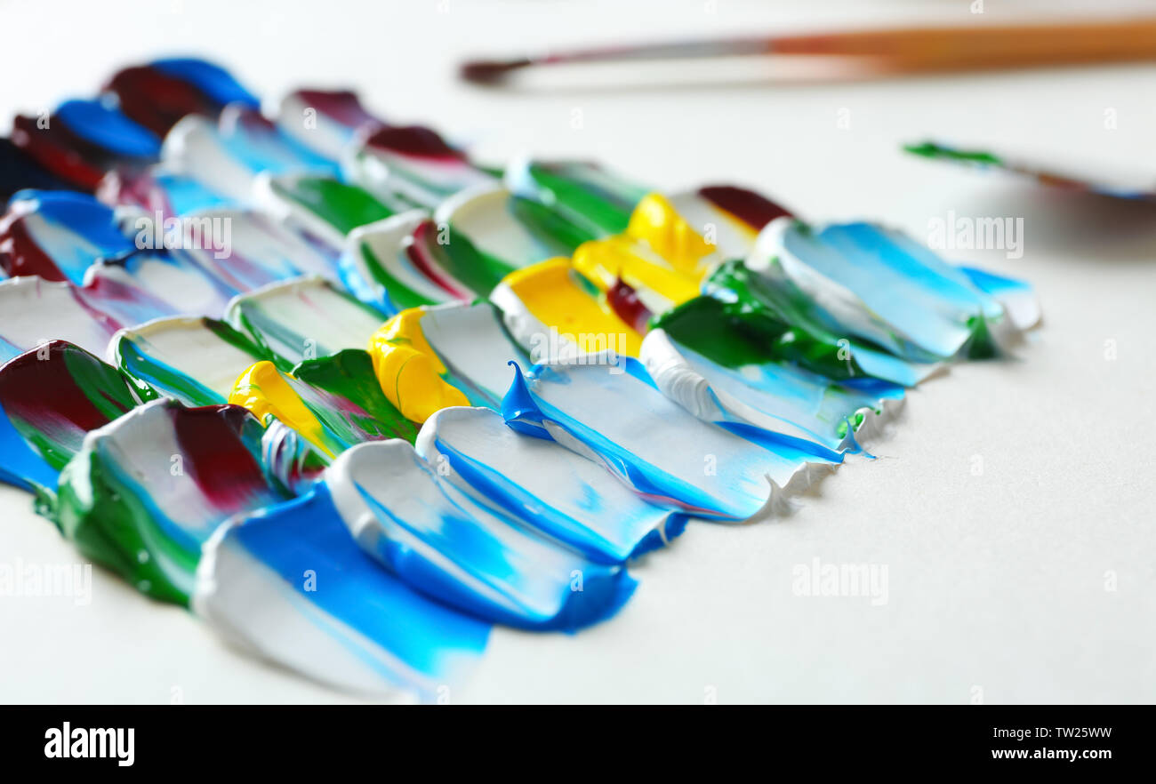 Oil paint strokes hi-res stock photography and images - Alamy
