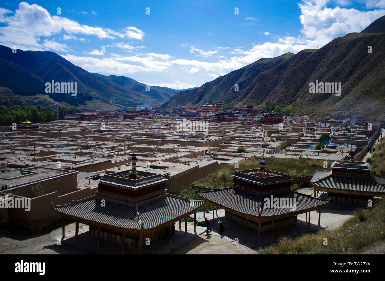Gannan Labrang Temple Labrang Temple Xia River Stock Photo - Alamy