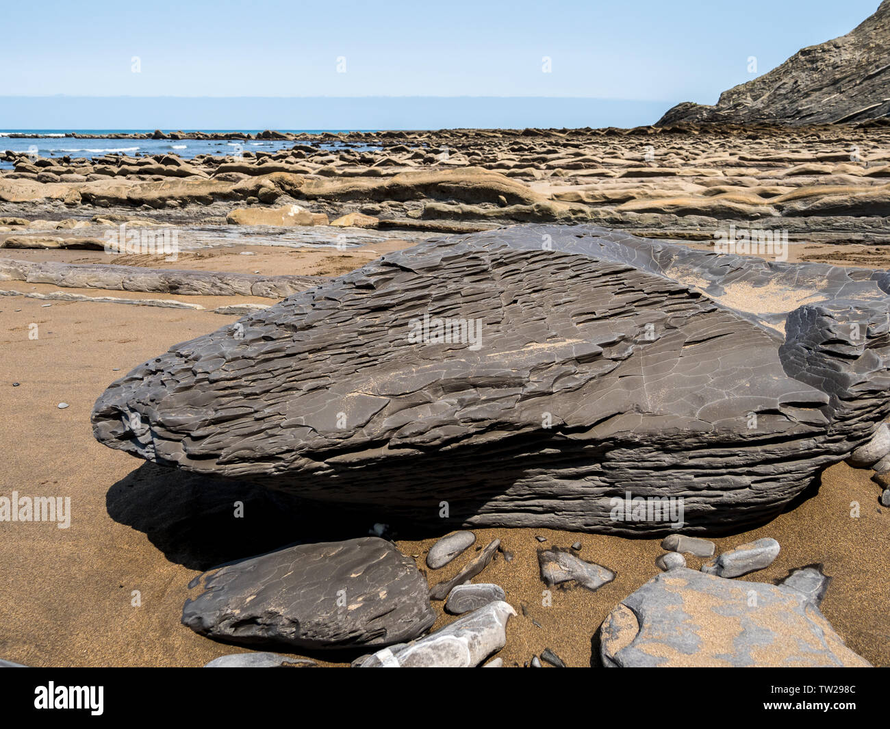 Layers flysch in low hi-res stock photography and images - Alamy
