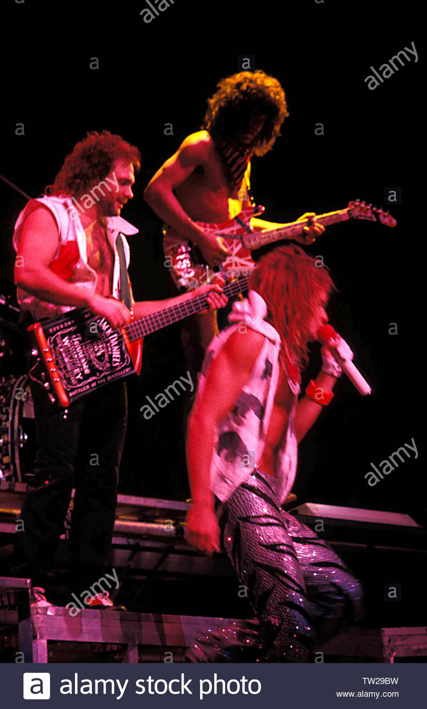 David Lee Roth And Eddie Van Halen High Resolution Stock Photography ...