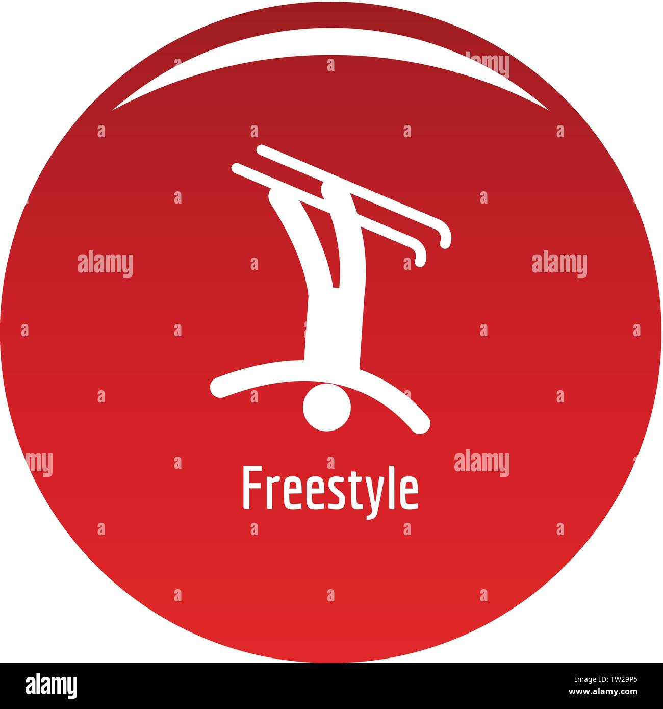 Freestyle icon. Simple illustration of freestyle vector icon for any ...