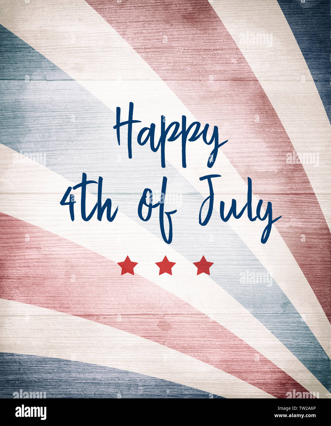 July 4th background design with red white and blue stripes and red ...