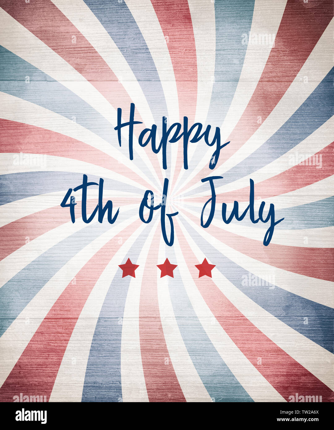 July 4th background design with red white and blue stripes and red ...