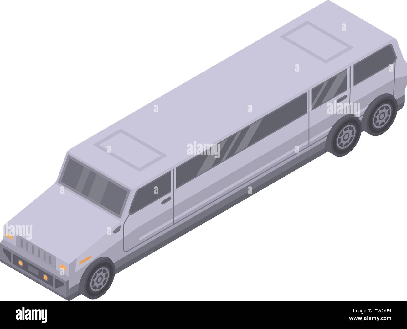 Six wheel limousine icon, isometric style Stock Vector Image & Art - Alamy