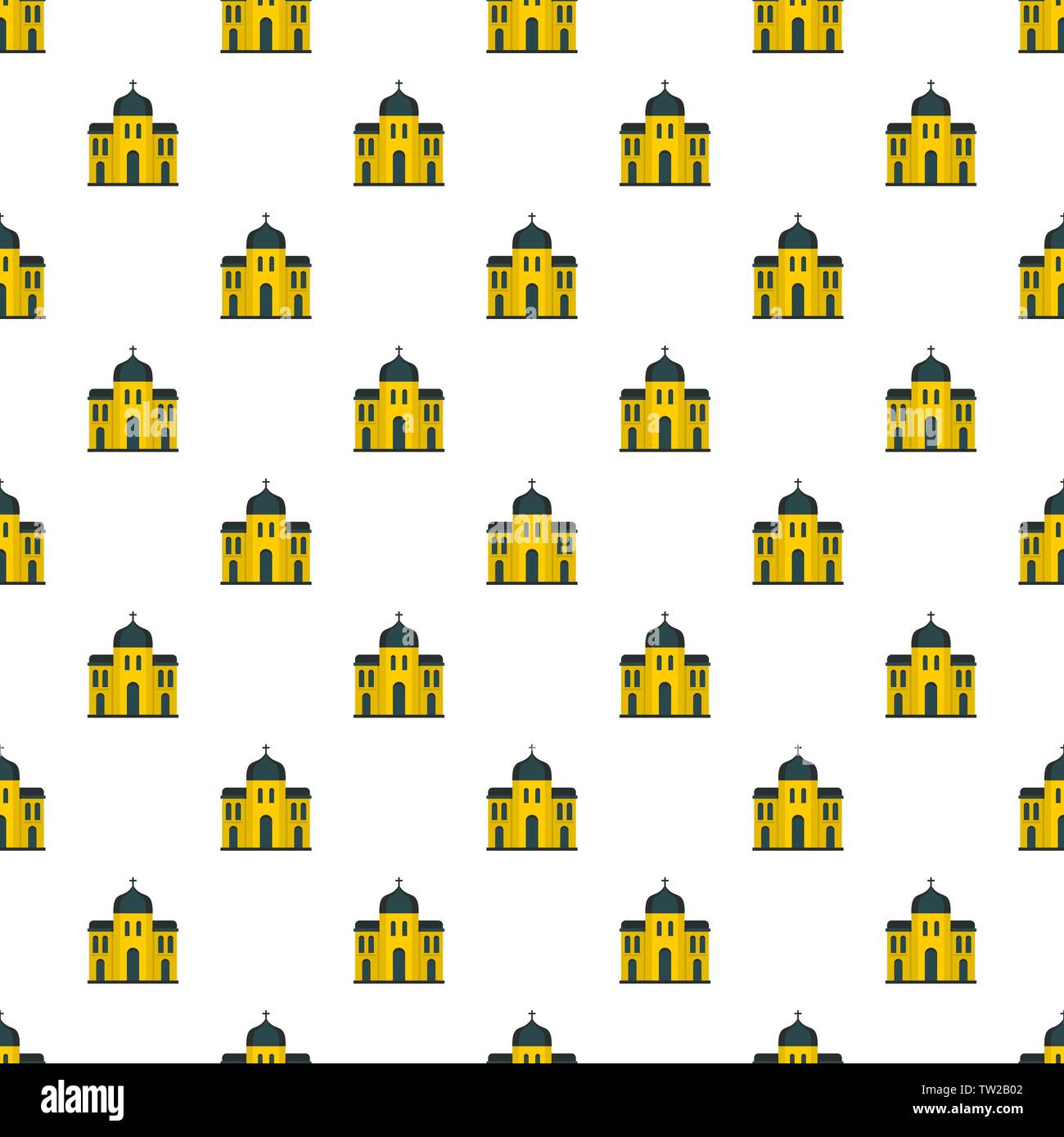 Church architecture pattern seamless vector repeat for any web design ...