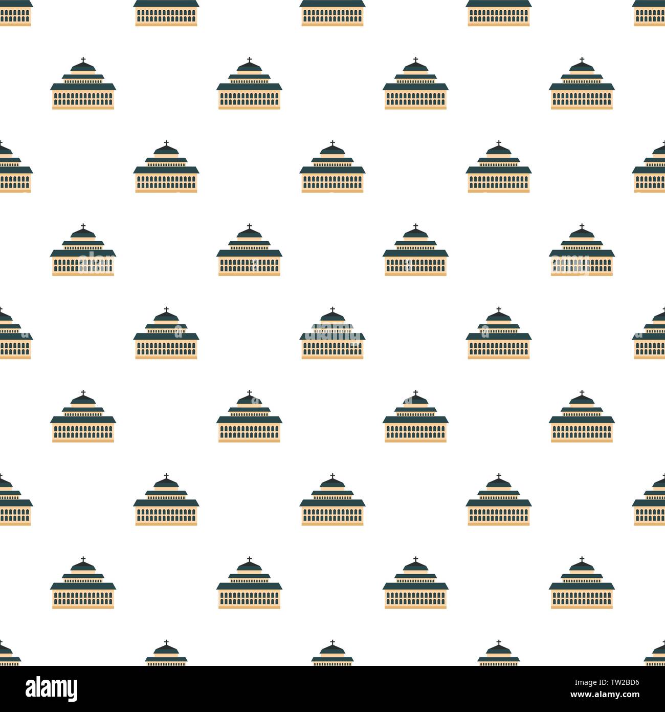 Tall church pattern seamless vector repeat for any web design Stock ...