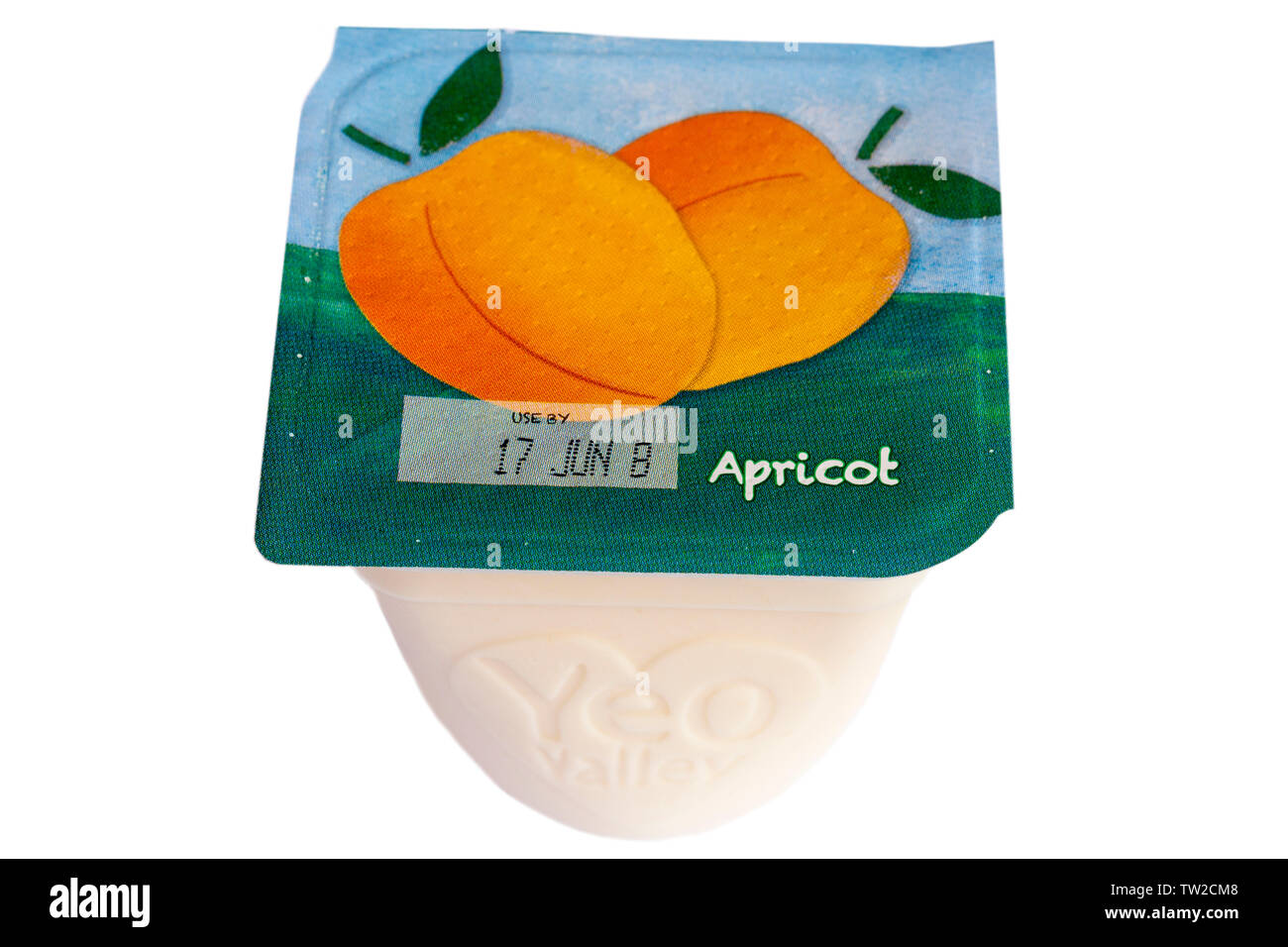 Little Yeos Fruity Favourites - pot of organic yeogurt yogurt isolated ...