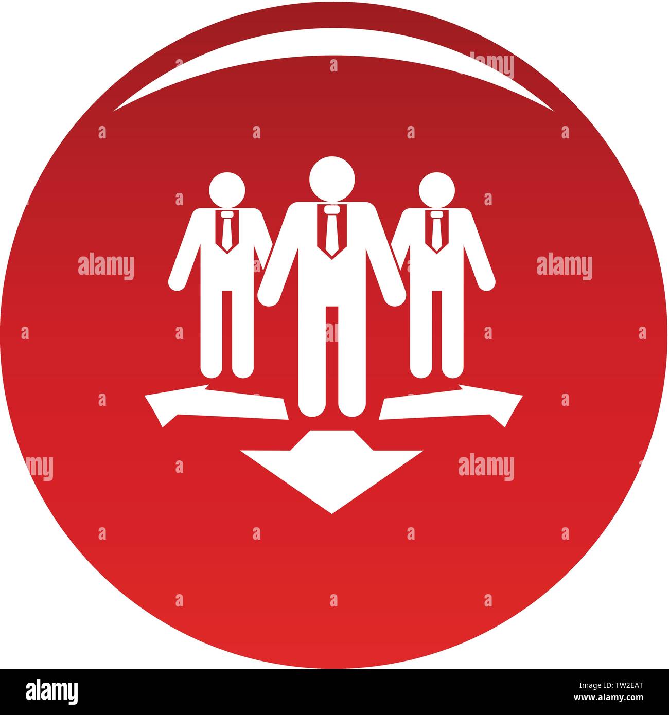 Teamwork icon. Simple illustration of teamwork vector icon for any ...