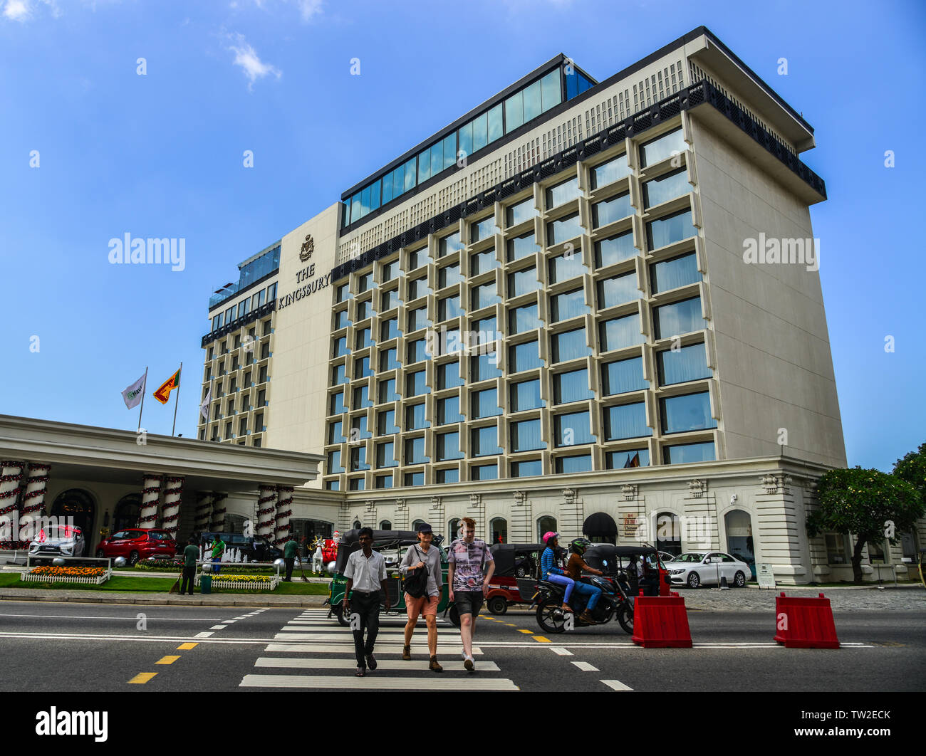 Colombo, Sri Lanka - Dec 23, 2018. Modern buildings in Colombo, Sri ...