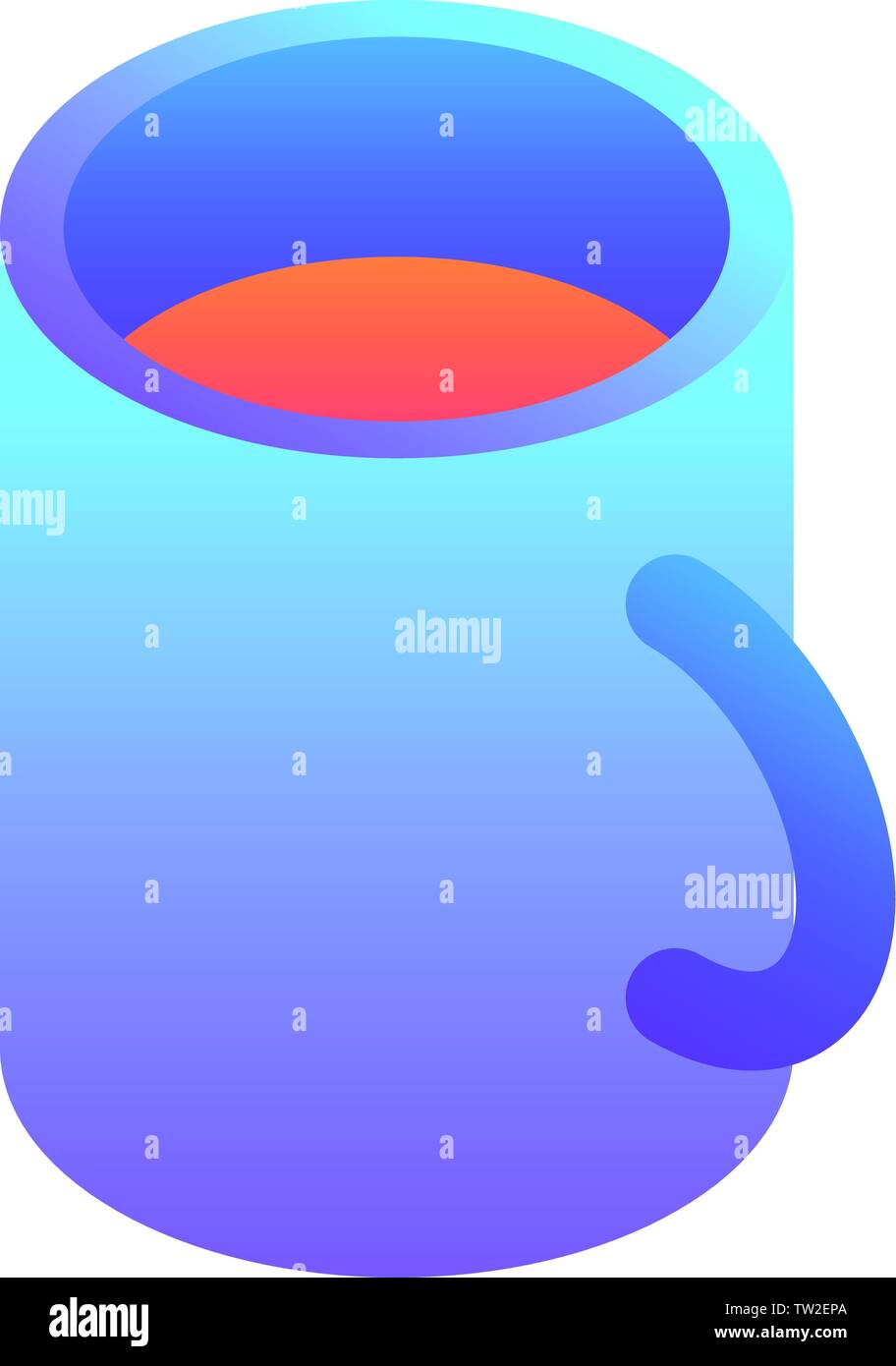 Mug of tea icon, isometric style Stock Vector Image & Art - Alamy