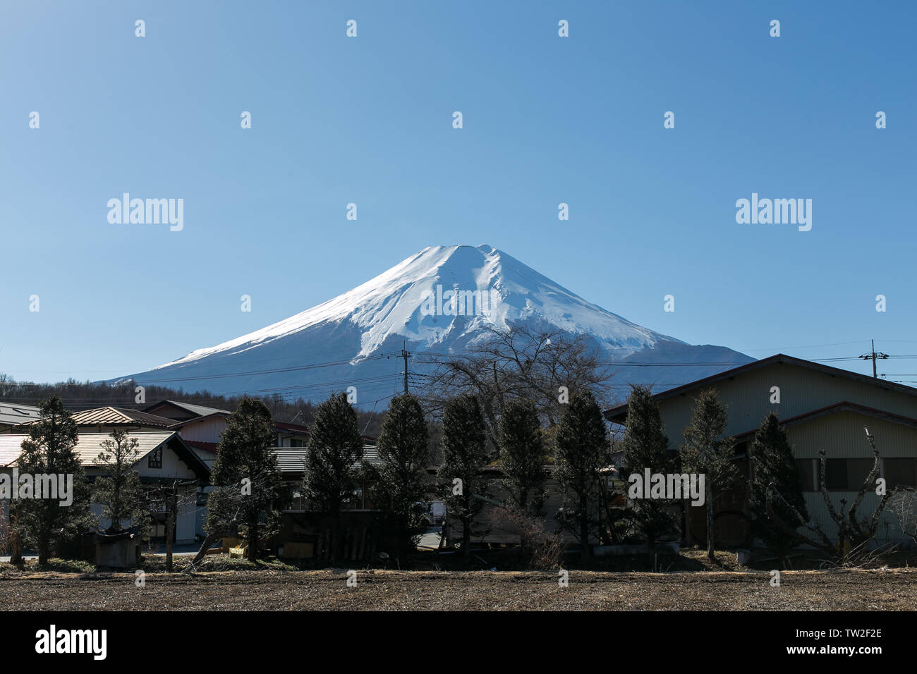 Japan's Mount Fuji estuary lake scenery Stock Photo - Alamy