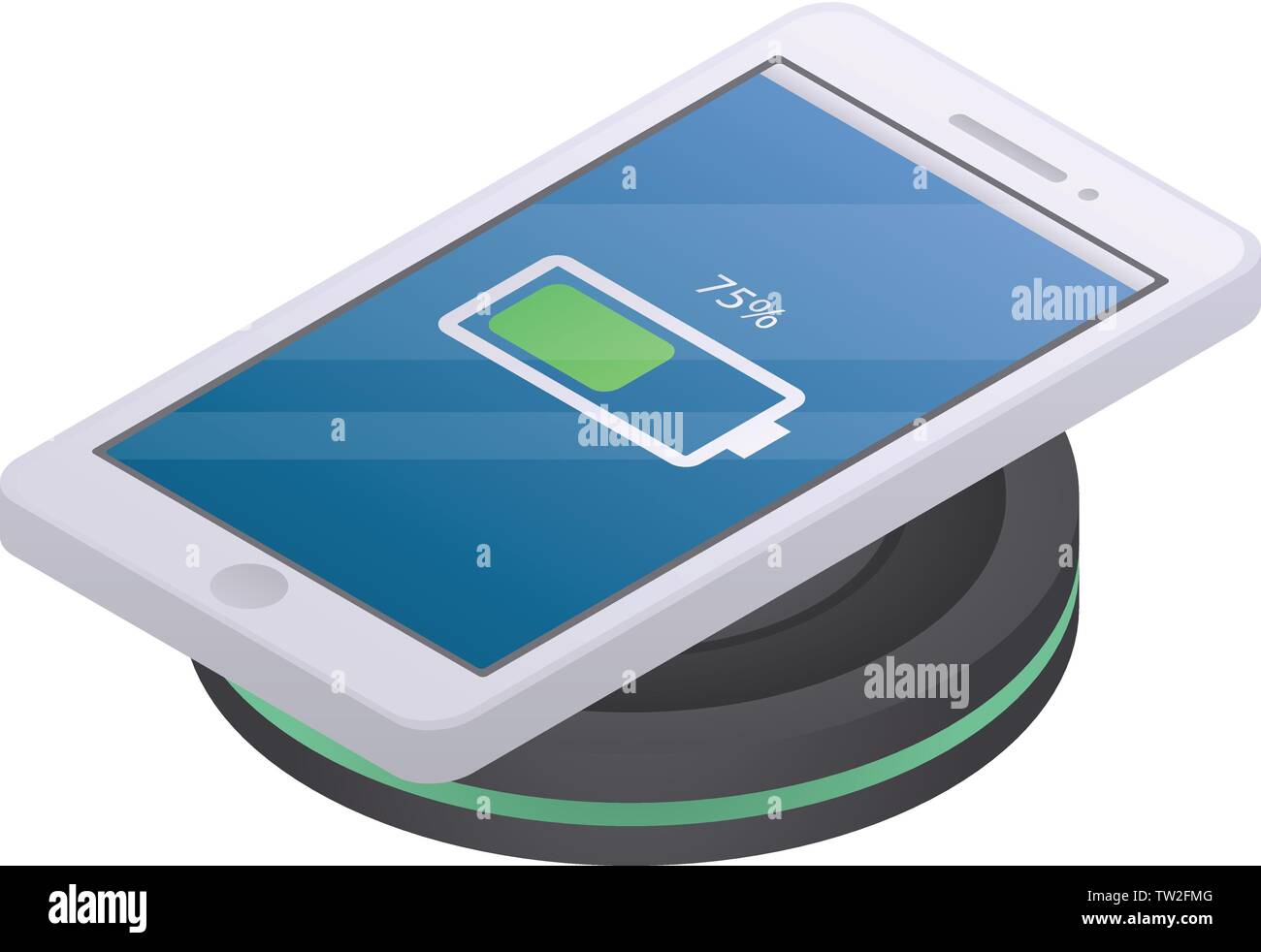 Cartoon illustration cell phone charging Cut Out Stock Images ...