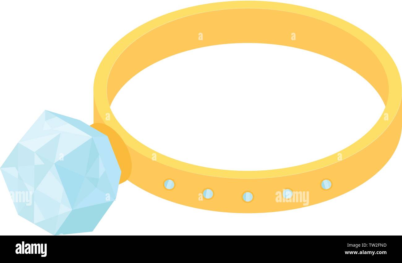 Diamond ring icon, isometric style Stock Vector Image & Art - Alamy