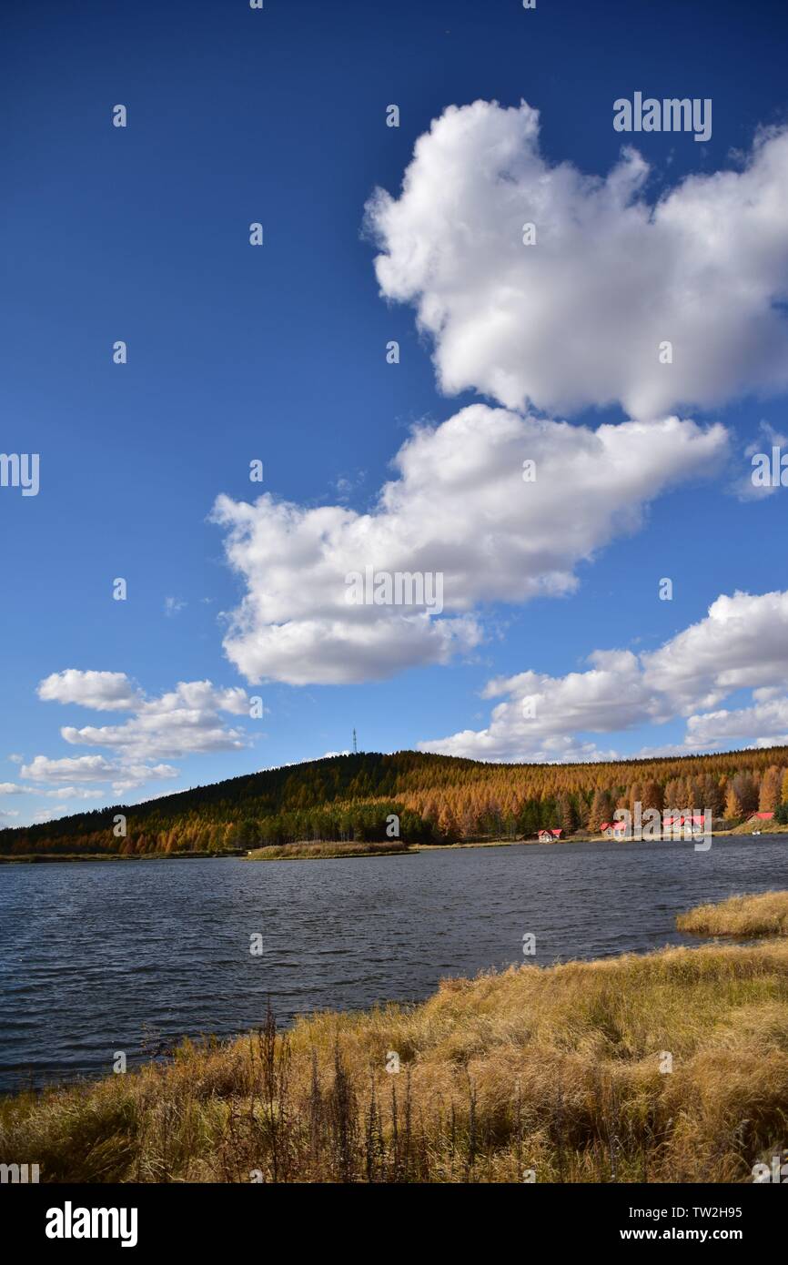 Saihanba dam on the prairie hi-res stock photography and images - Alamy