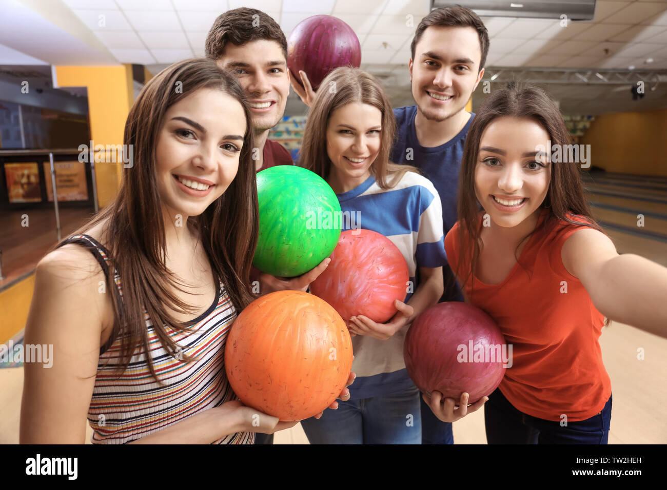 Bowling club interior hi-res stock photography and images - Alamy