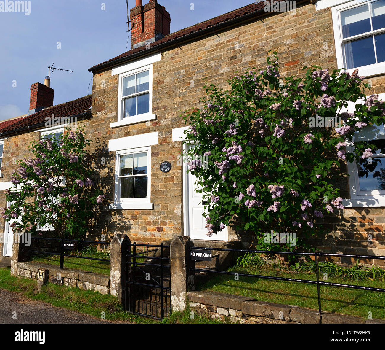 York Stone Cottage in Hutton-le-Hole village on the edge of North York ...