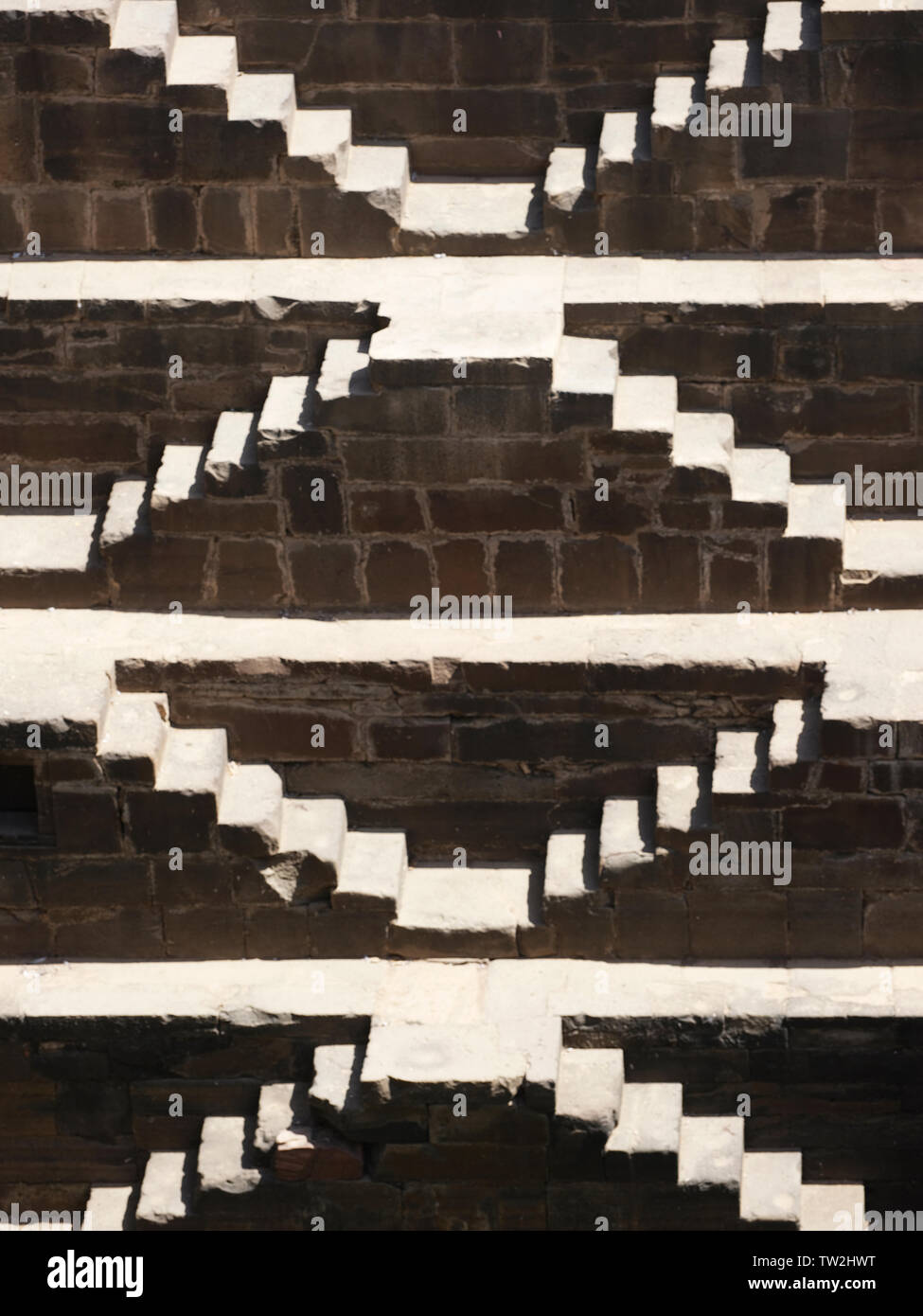 Architectural structure of moon well in Jaipur, India Stock Photo - Alamy