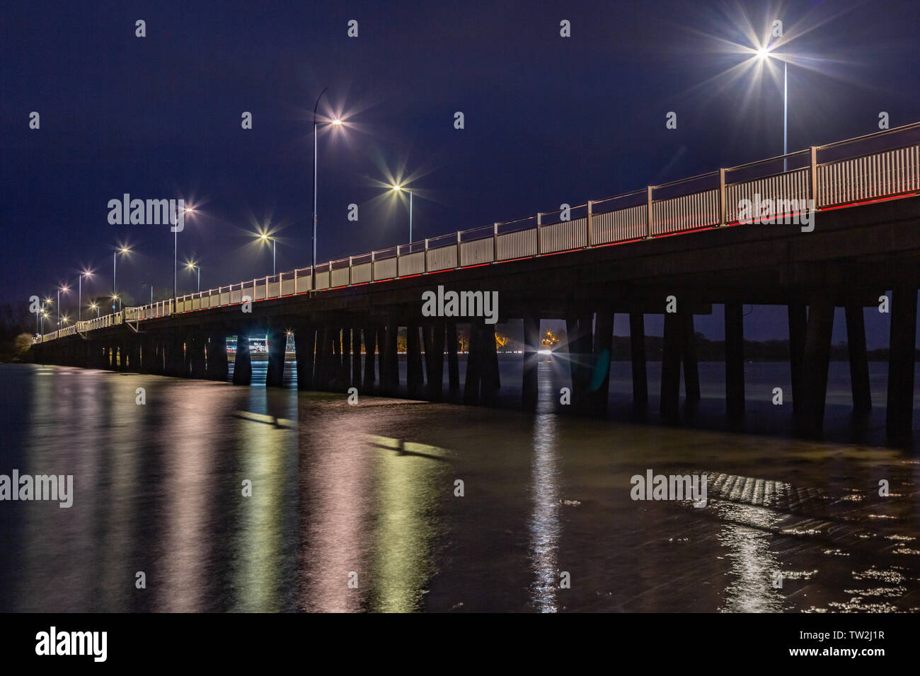 Langstone Bridge (also known as Hayling Bridge) connects Hayling Island ...
