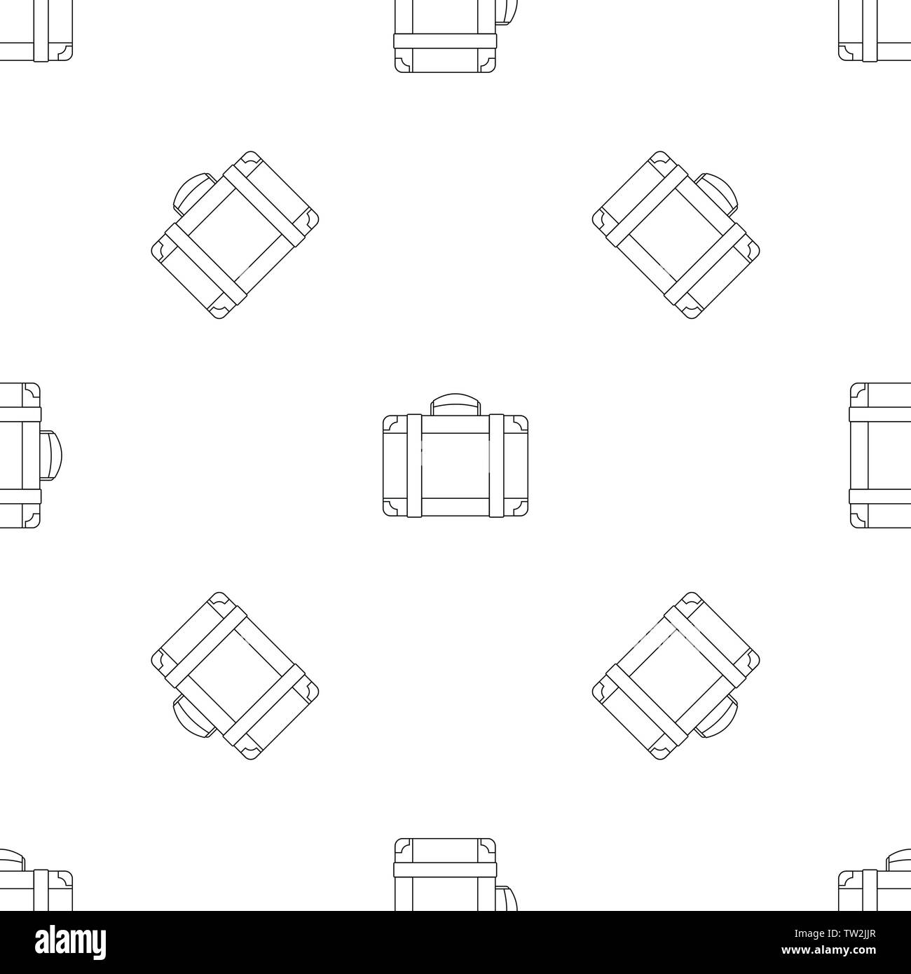 Repeating baggage layout Black and White Stock Photos & Images - Alamy