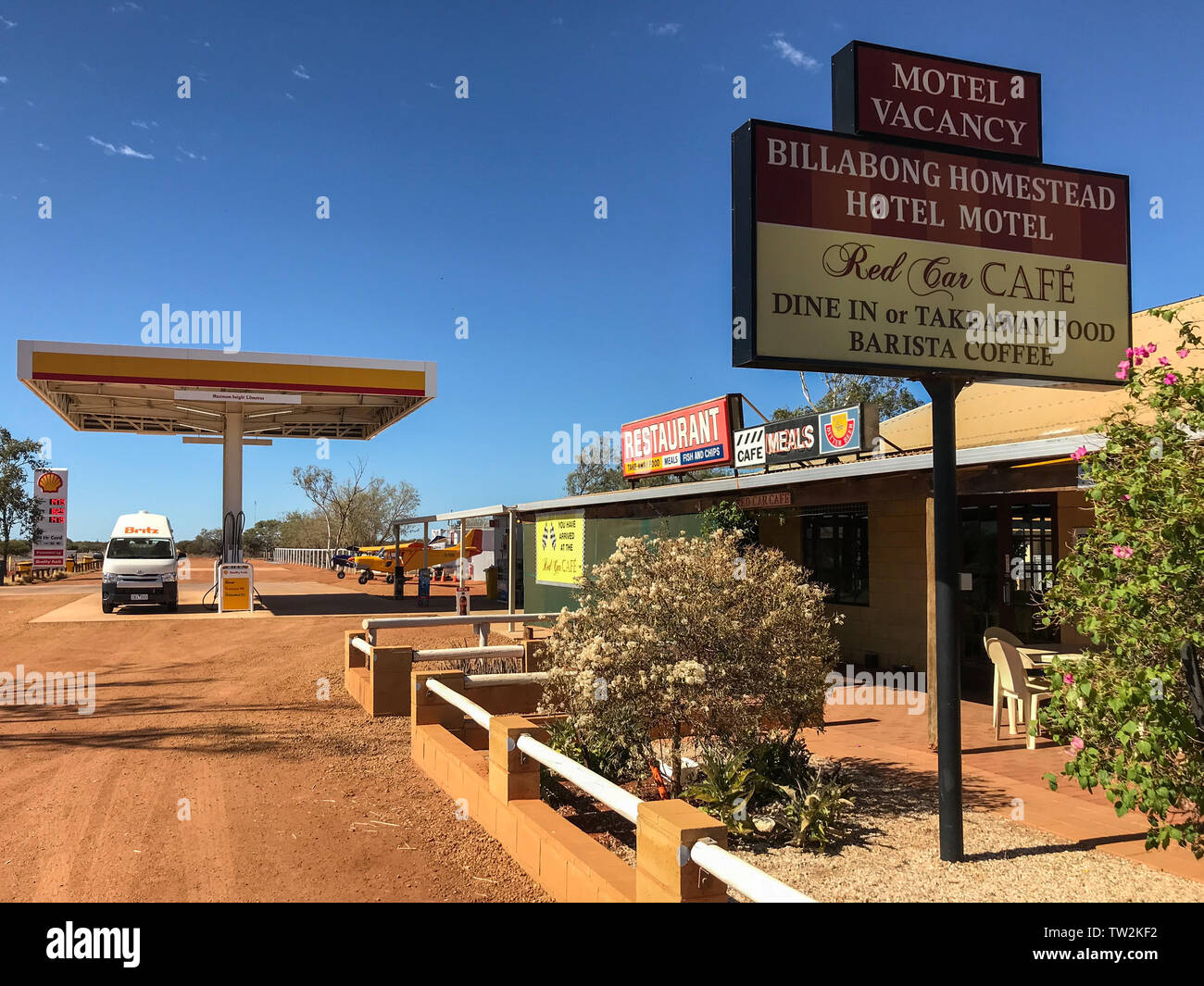 Billabong Homestead Hotel Motel in Western Australia Stock Photo - Alamy
