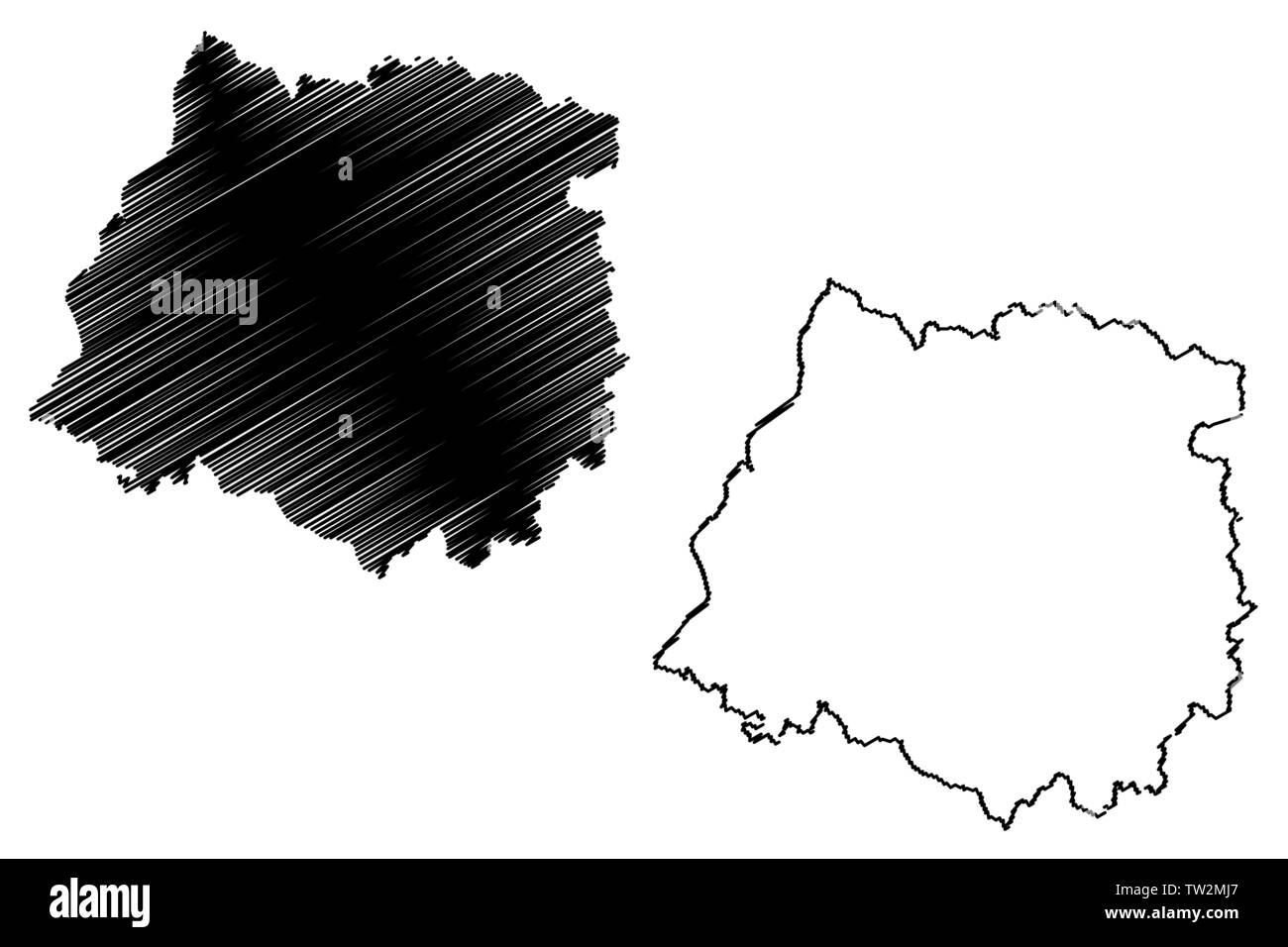 Maule Region (Republic of Chile, Administrative divisions of Chile) map ...
