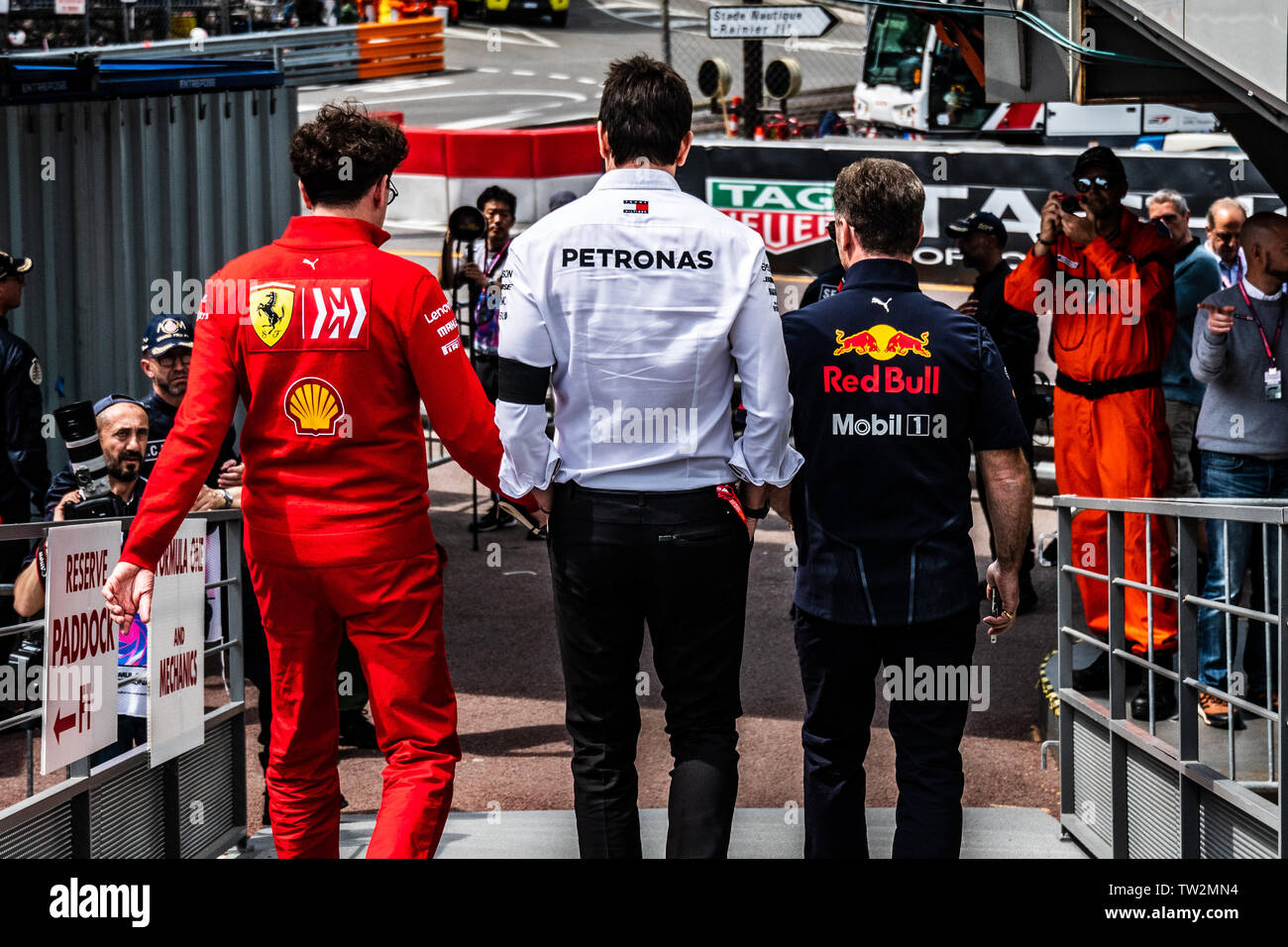 Toto wolff christian horner hi-res stock photography and images - Alamy