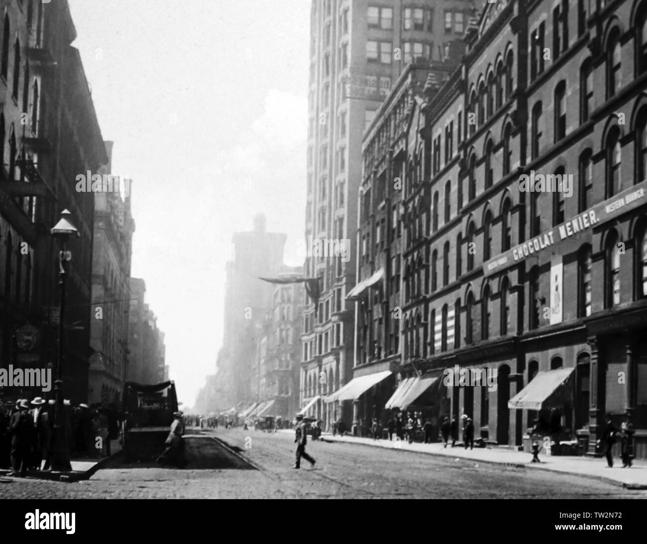 Randolph Street, Chicago, USA Stock Photo - Alamy