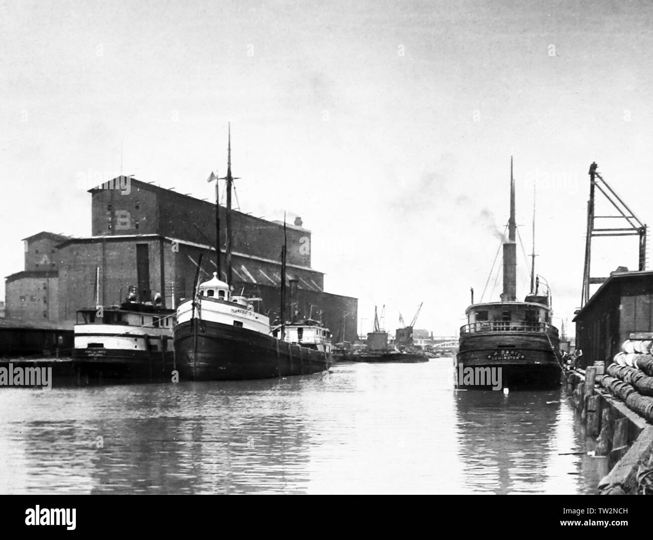 Chicago Docks, USA Stock Photo - Alamy
