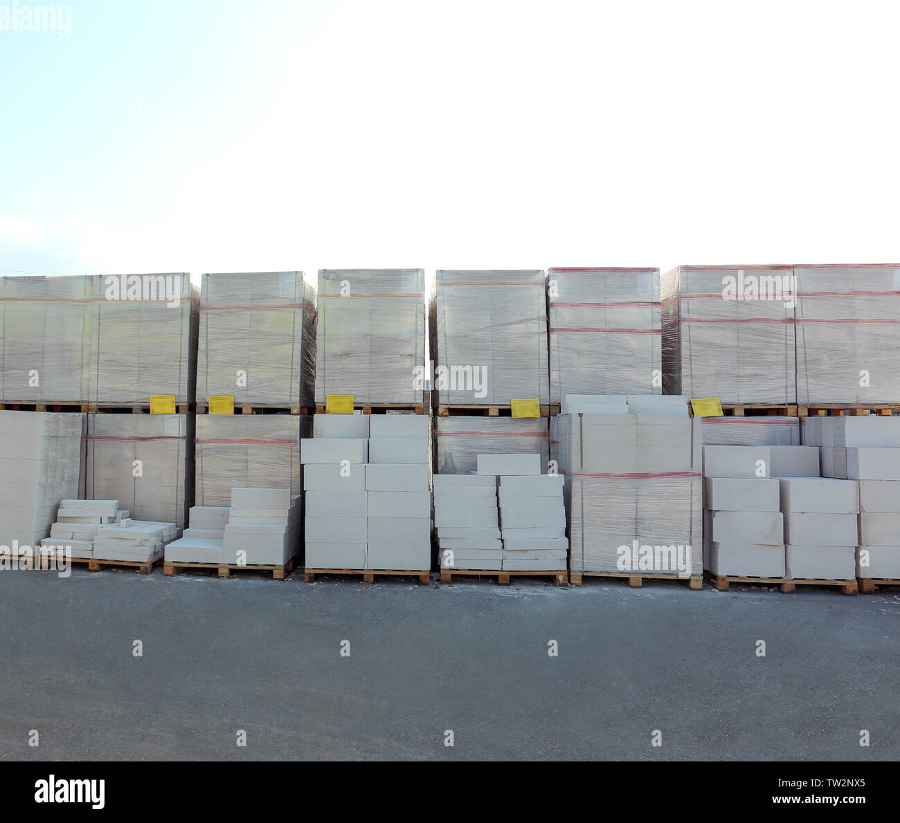 Goods for wholesale distribution outdoors Stock Photo - Alamy