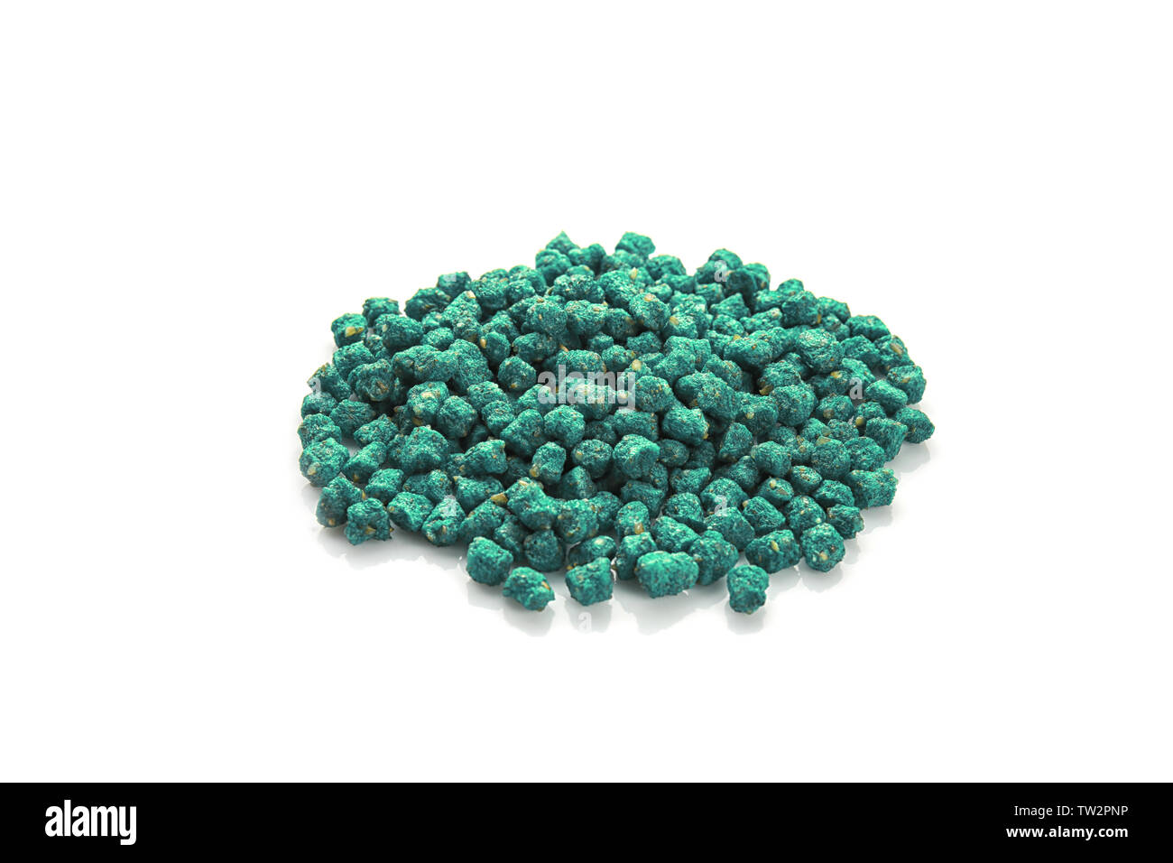 Pile of rat poison on white background Stock Photo - Alamy