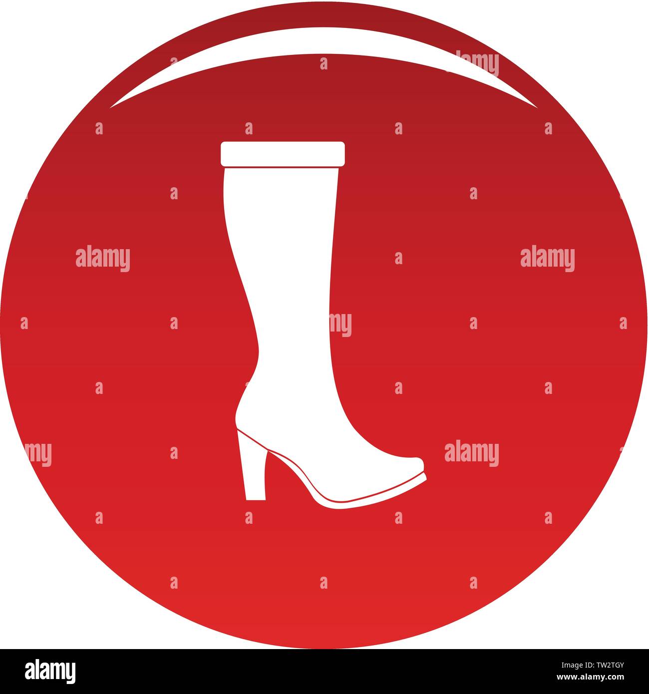 Woman boots icon. Simple illustration of woman boots vector icon for ...