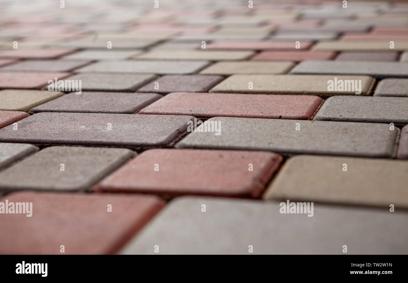 Photo of multi-colored paving stones pattern and background Stock Photo ...
